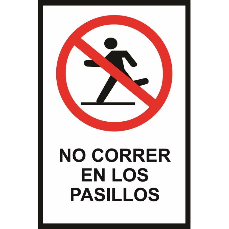 Letrero No Pasar | 16x24cm - Gráfica Letrilandia