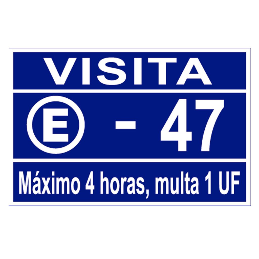 Estacionamiento Visitas Numerado | Personalizados | 40×25 cms - Gráfica ...